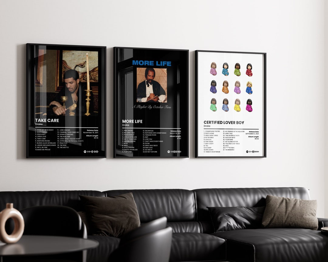 Drake Cover Poster Set of 3 Rap Classics Poster Hip Hop - Etsy