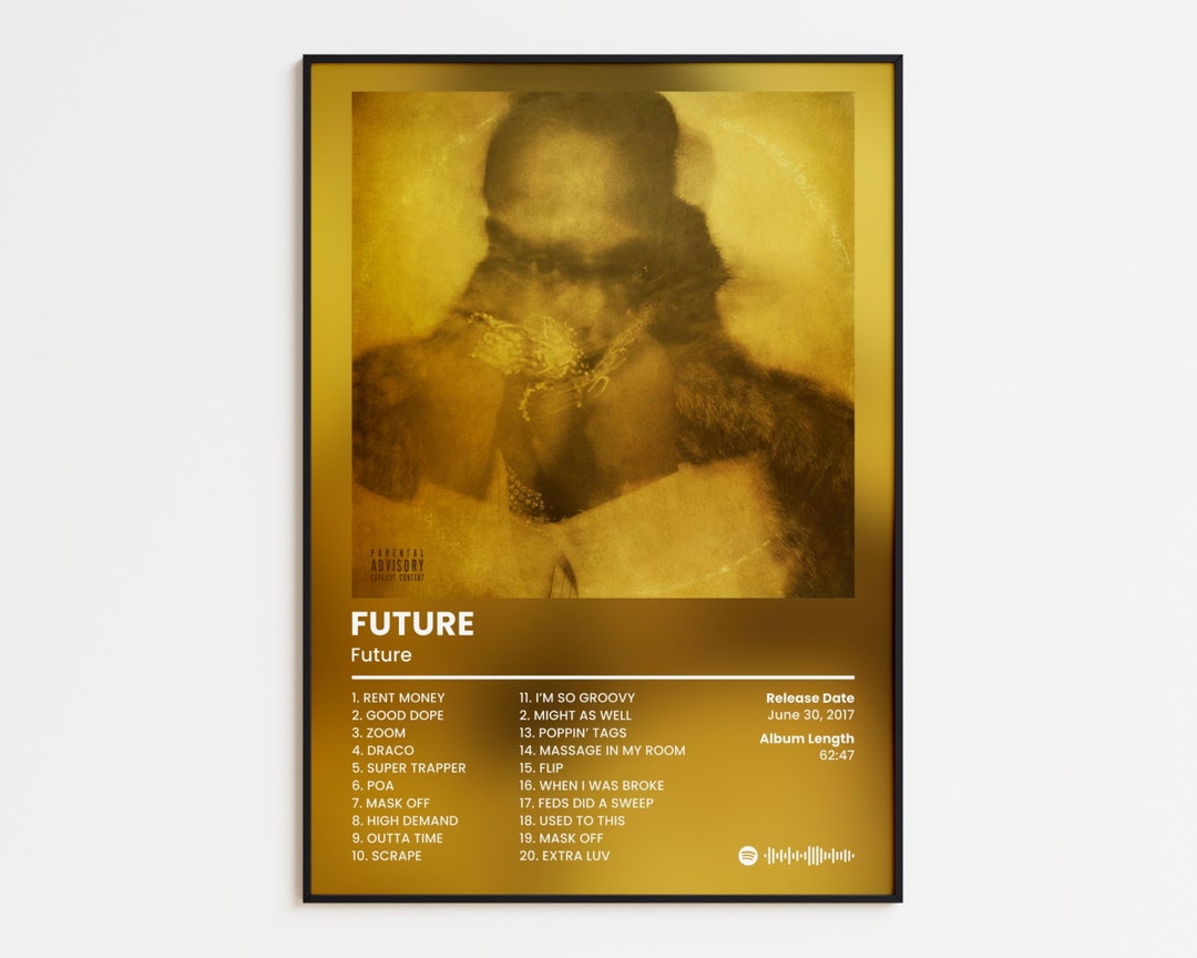 Future Cover Poster, Future Print, Classics Rap Poster, Hip Hop Wall ...