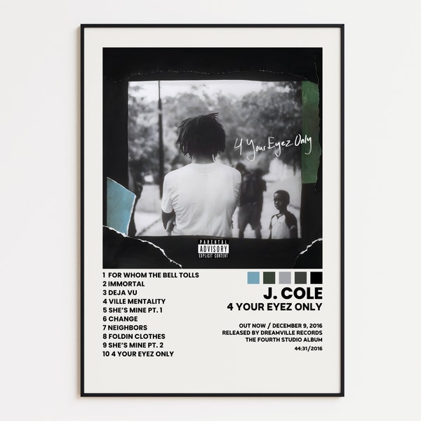 4 Your Eyez Only Poster - Etsy