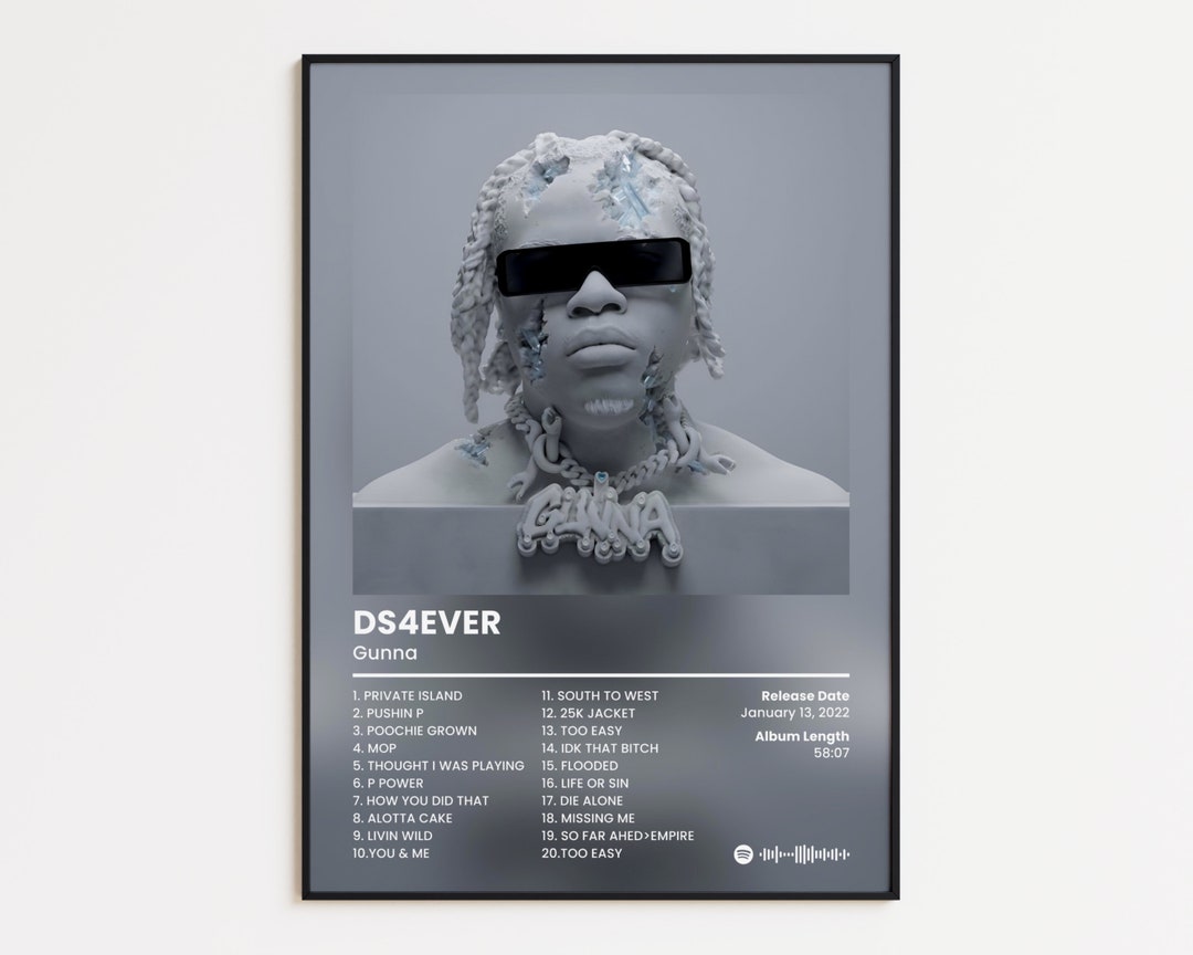 Gunna Cover Poster, DS4EVER Print, Classics Rap Poster, Hip Hop Wall ...