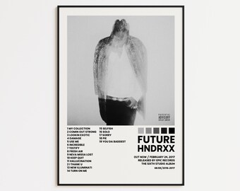 J. Cole Album Poster, the Off-season Album Cover Wall Print, Tracklist ...