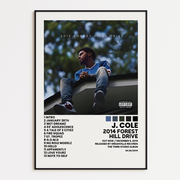 2014 J Cole Album Poster - Etsy