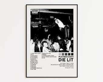 DIE LIT playboi Carti Album Cover Poster - Etsy