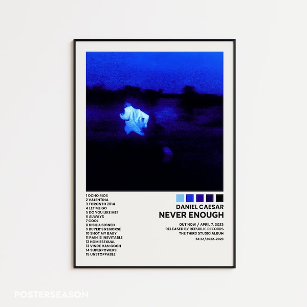 Daniel Caesar Album Cover Poster - Etsy