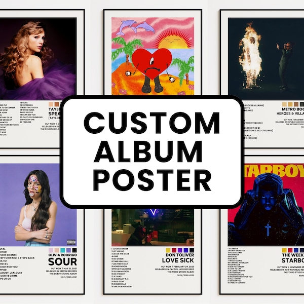 Album Cover Posters - Etsy