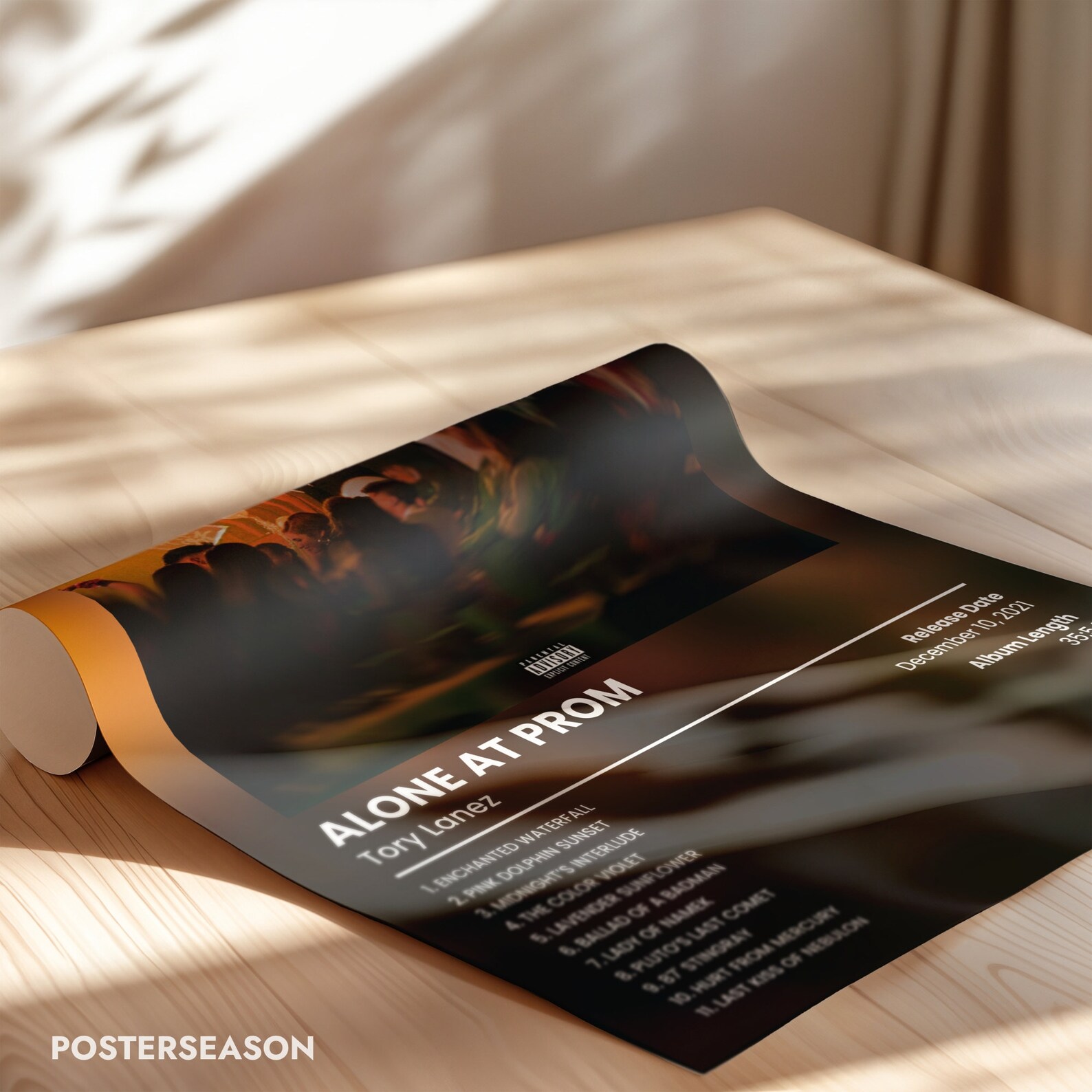 Tory Lanez Album Poster, Alone at Prom Album Cover Wall Print ...