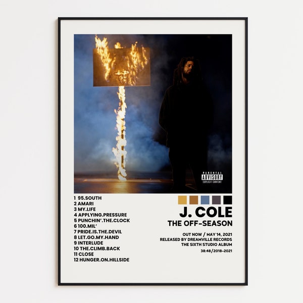 J Cole Album Cover Poster - Etsy