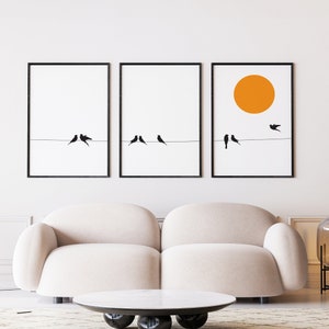 Tryptic Wall Art, Minimalist Art Prints, Printable Wall Art ...
