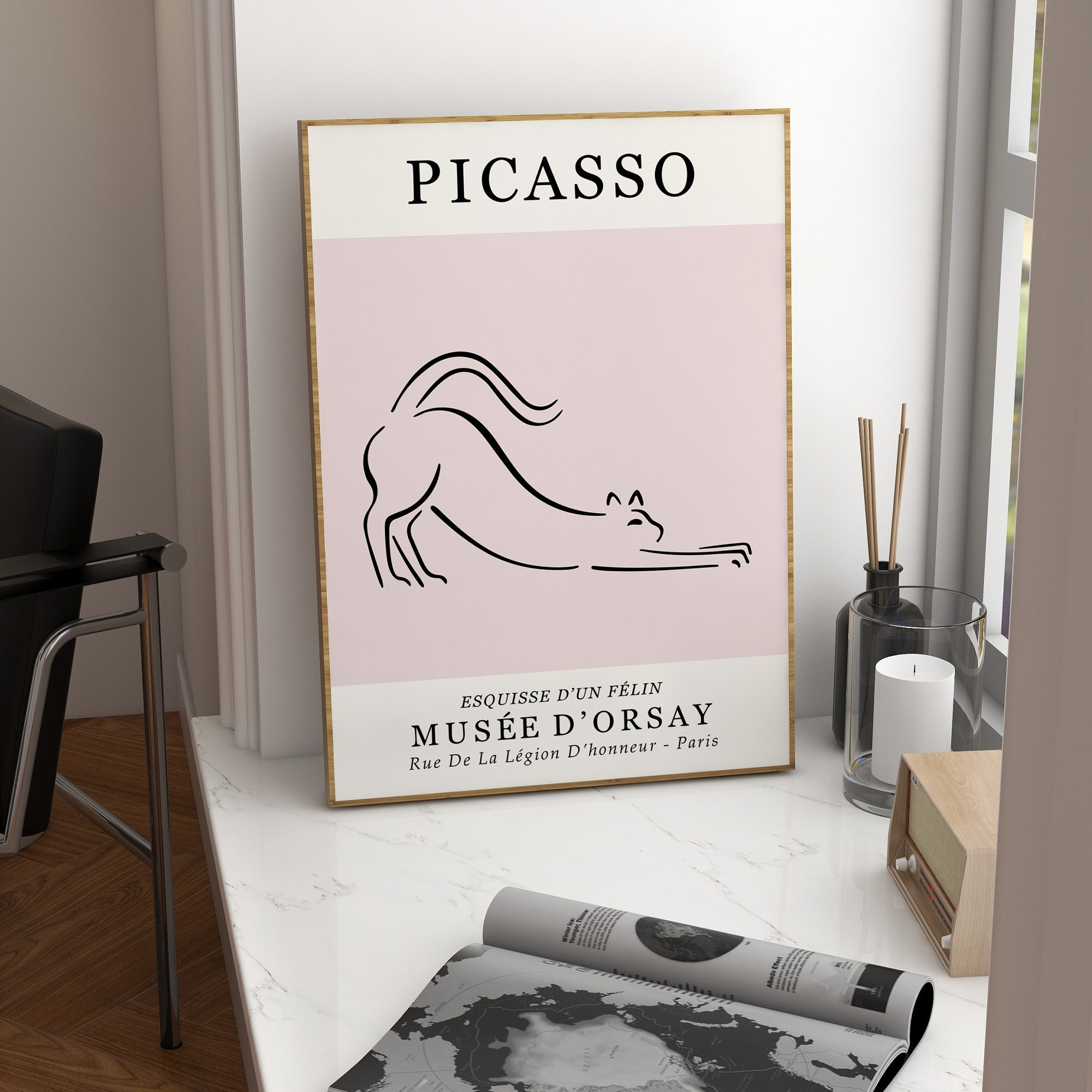 Pablo Picasso Prints Pablo Picasso Cat Print Picasso Art - Etsy