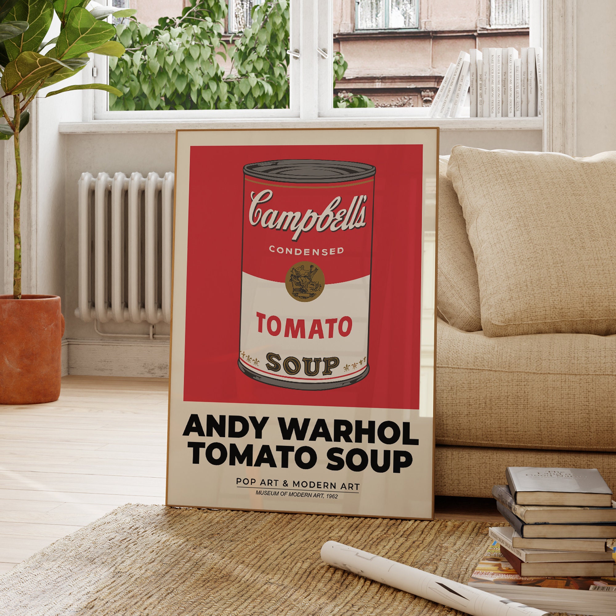 Andy Warhol Print, Exhibition Poster, Trendy Poster, Pop Art, Tomato ...