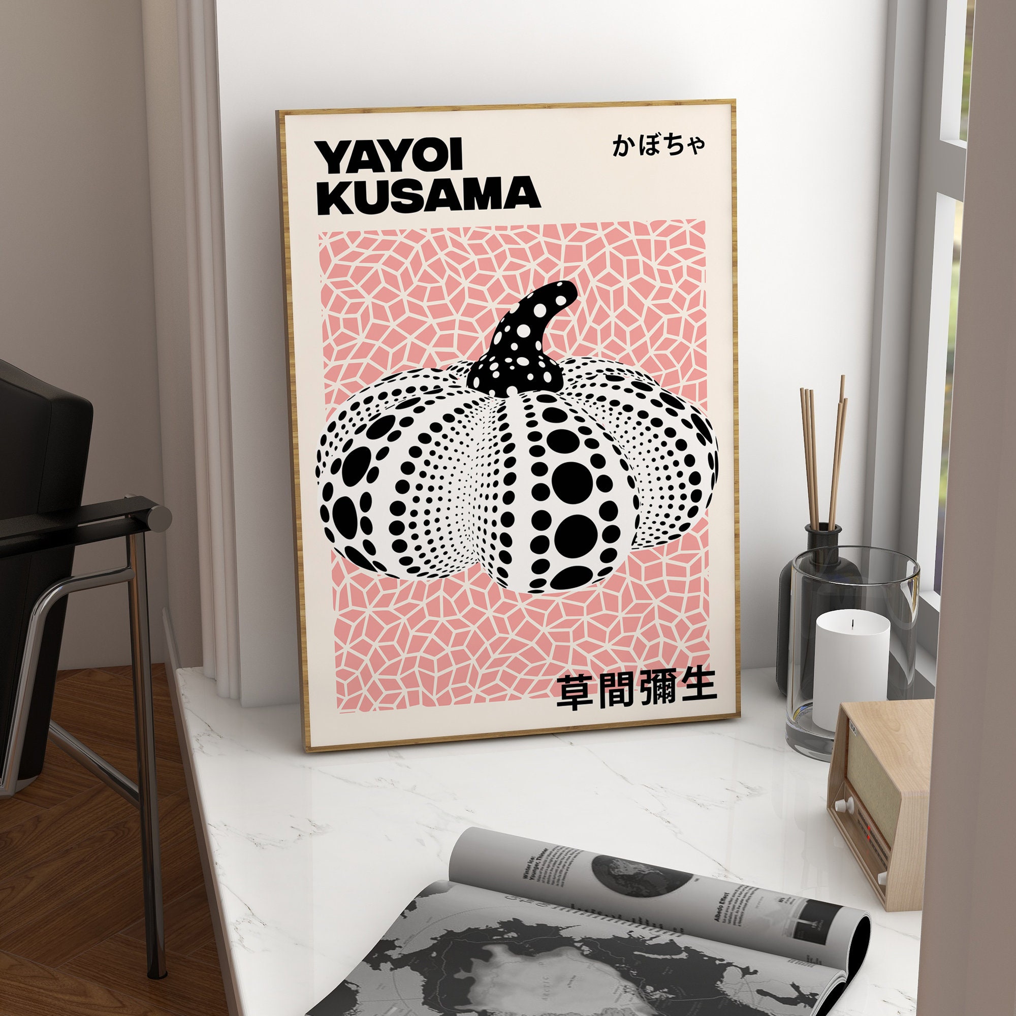Yayoi Kusama Poster, Yayoi Kusama Print, Exhibition Poster, Infinity ...