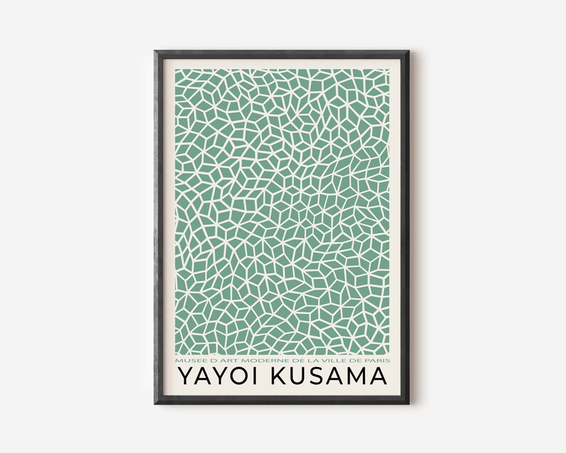 Yayoi Kusama Print, Yayoi Kusama Infinity Nets, Yayoi Kusama Poster ...