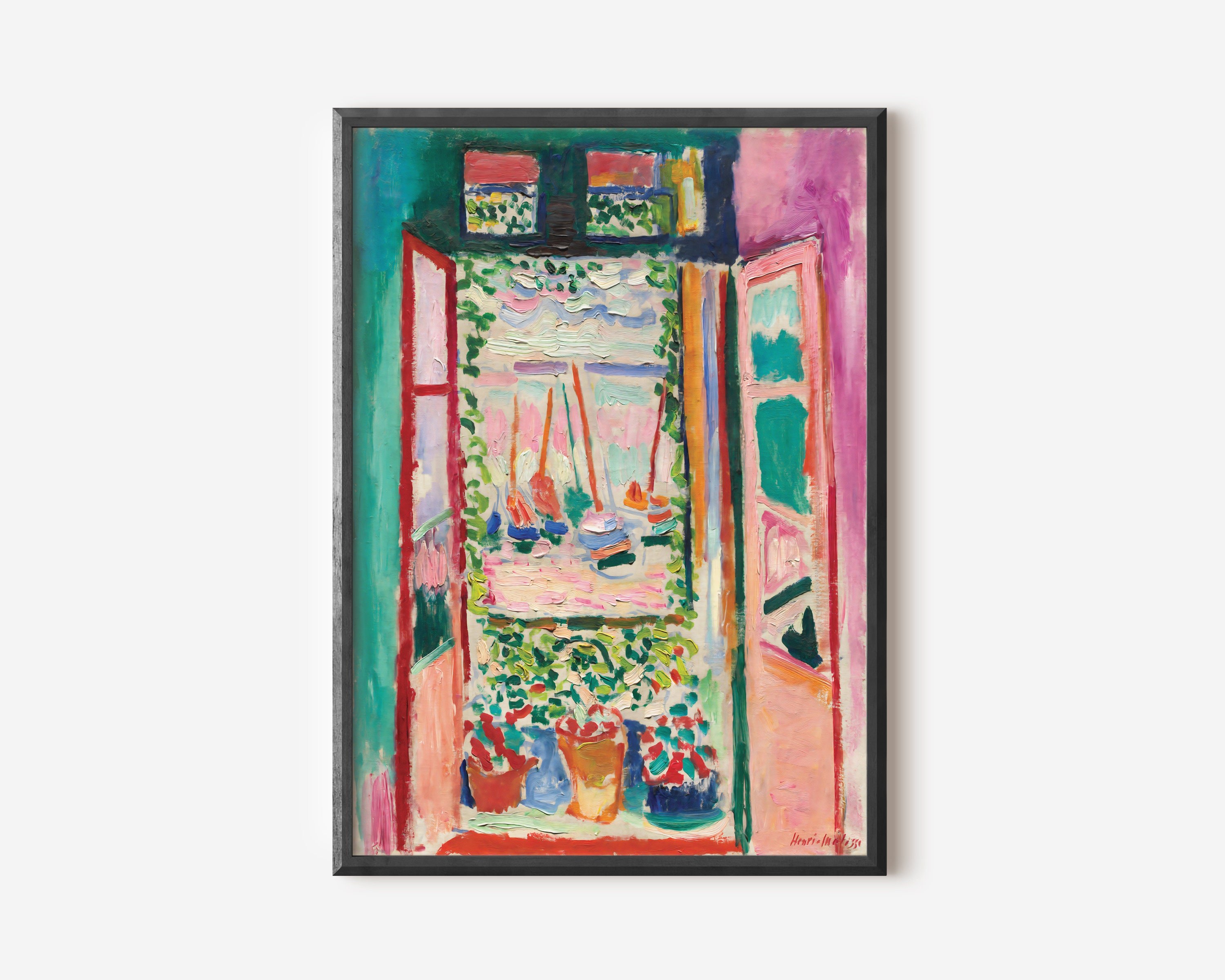Matisse Print, Open Window, Painting by Henri Matisse, Printable Wall ...