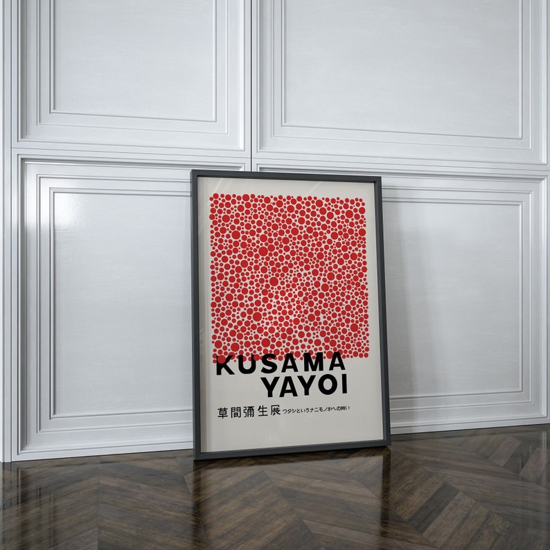 Yayoi Kusama Print, Yayoi Kusama Infinity Dots, Yayoi Kusama Poster ...