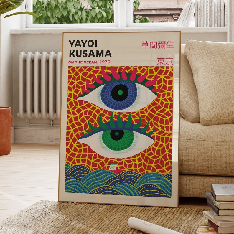 Yayoi Kusama Print, Yayoi Kusama Poster, Yayoi Kusama, Digital Download ...