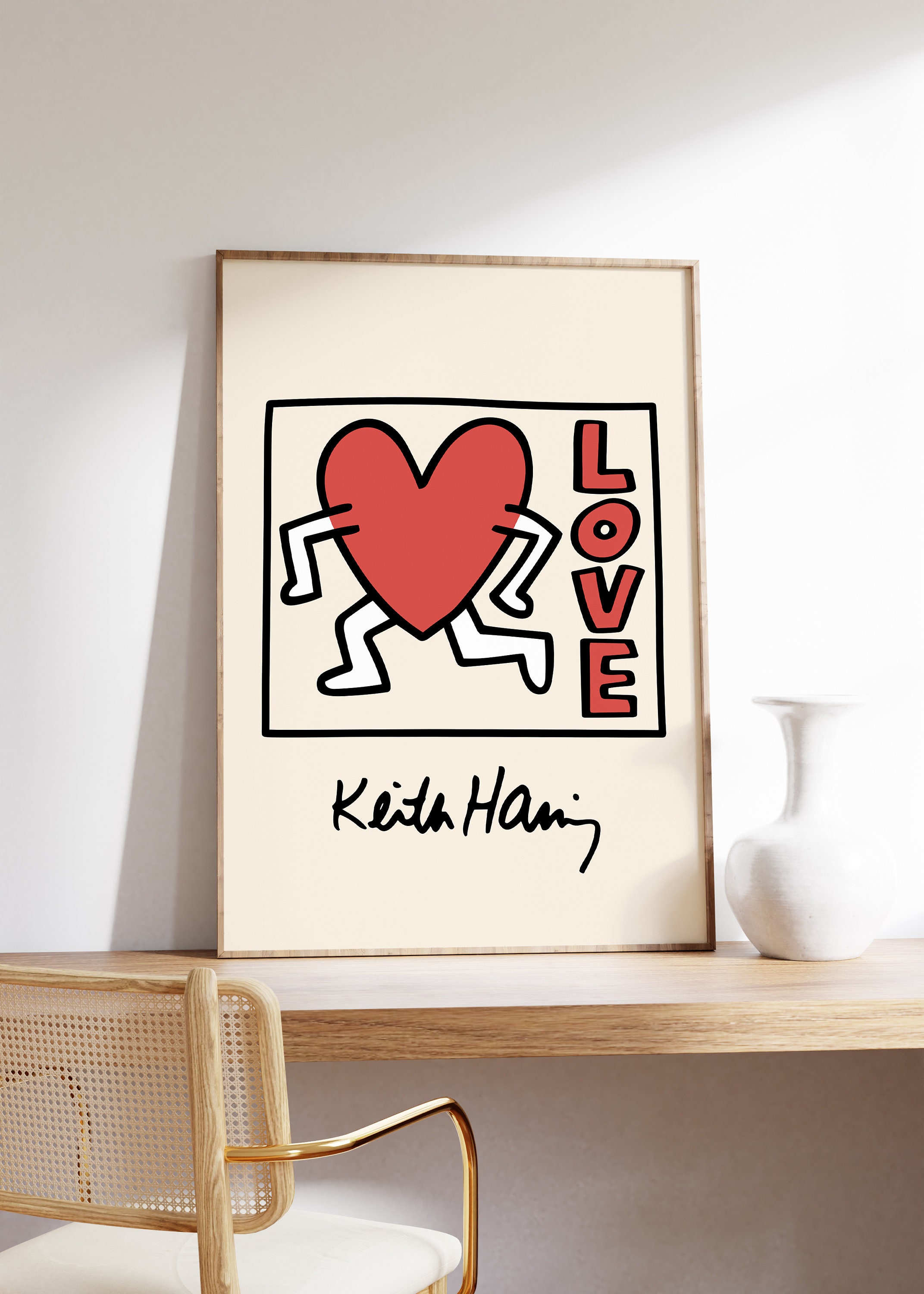 Keith Haring Print Keith Haring Poster Exhibition Poster - Etsy