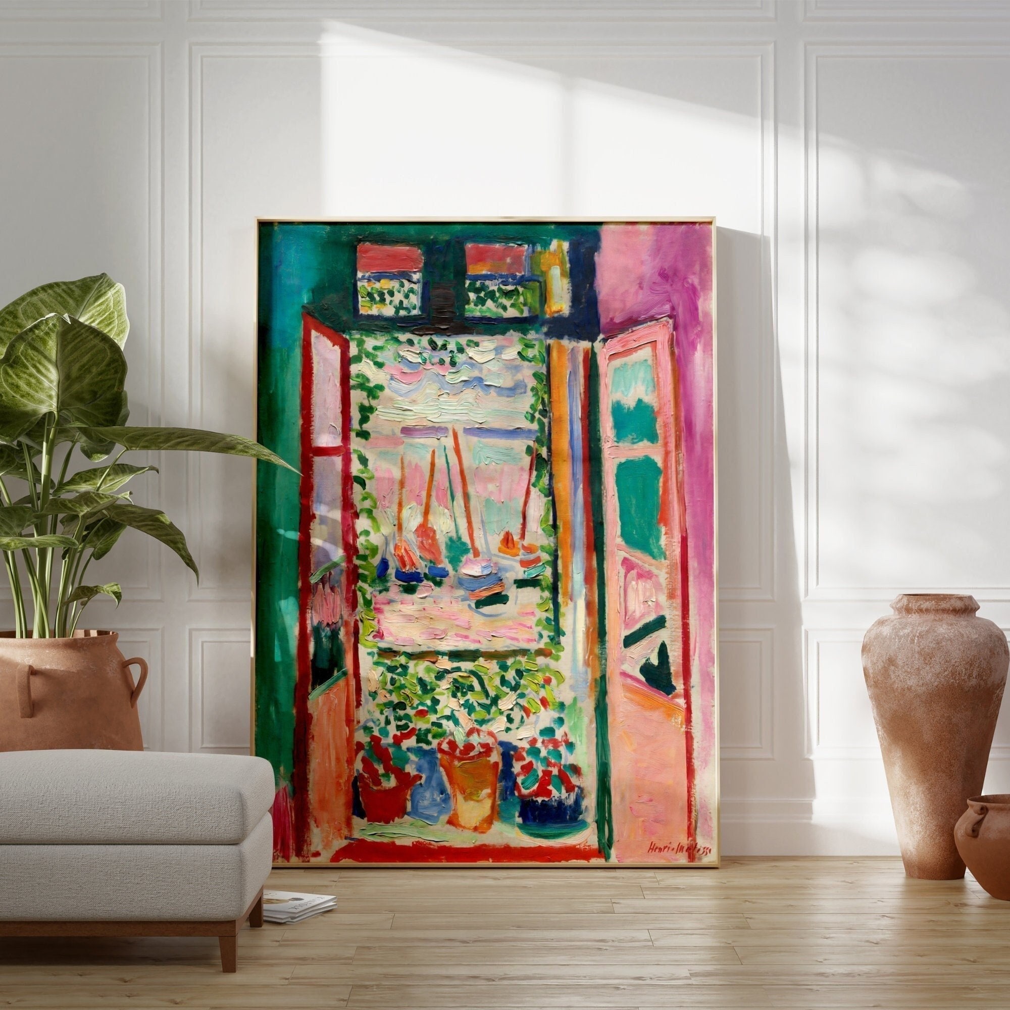 Matisse Print, Open Window, Painting by Henri Matisse, Printable Wall ...