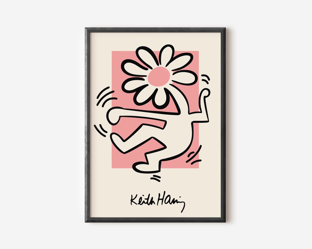 Keith Haring Print, Keith Haring Poster, Printable Wall Art, Digital ...