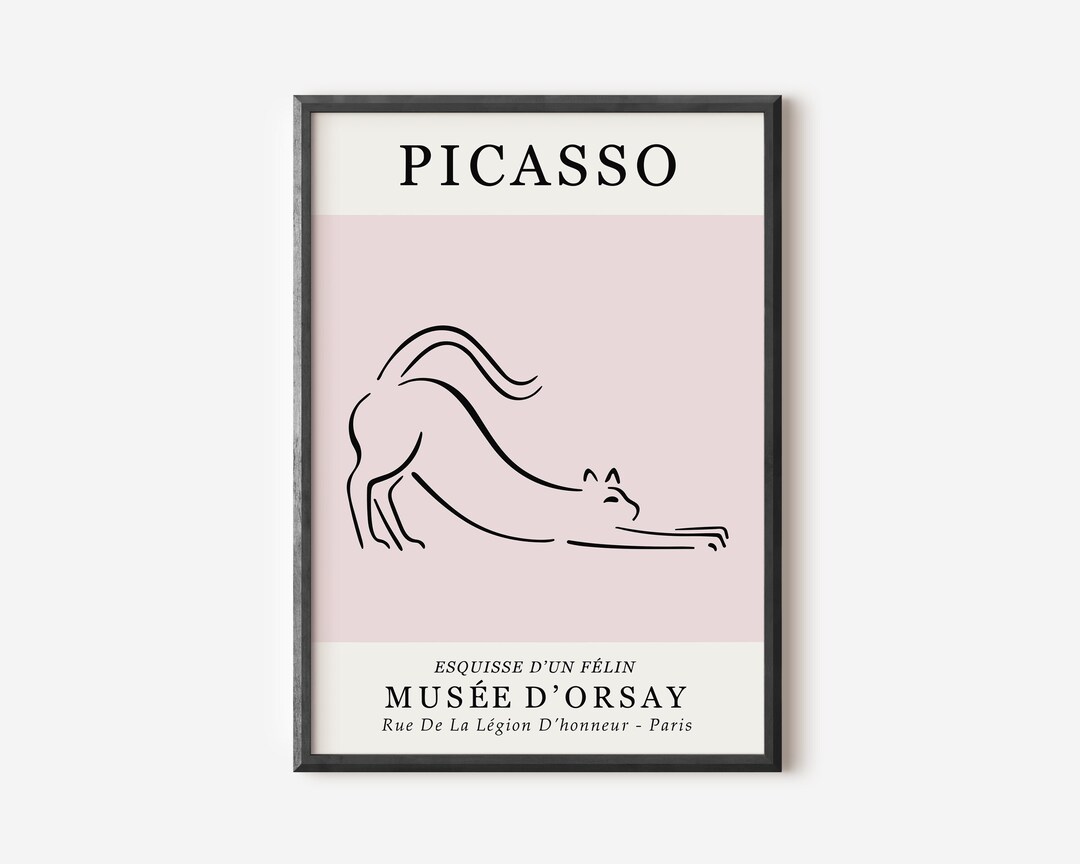 Pablo Picasso Prints, Pablo Picasso Cat Print, Picasso Art Print ...