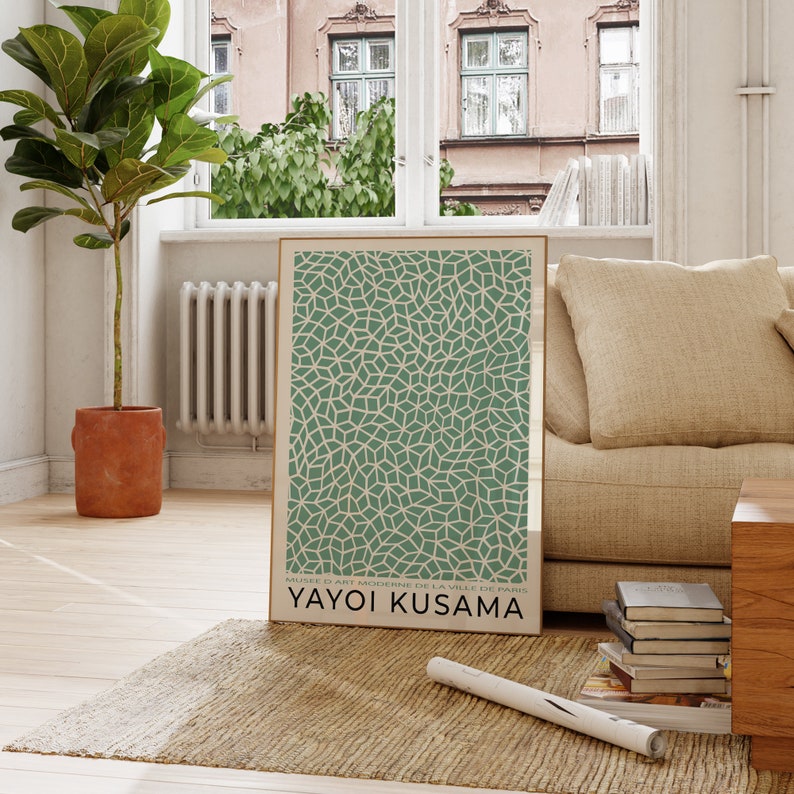 Yayoi Kusama Print, Yayoi Kusama Infinity Nets, Yayoi Kusama Poster ...