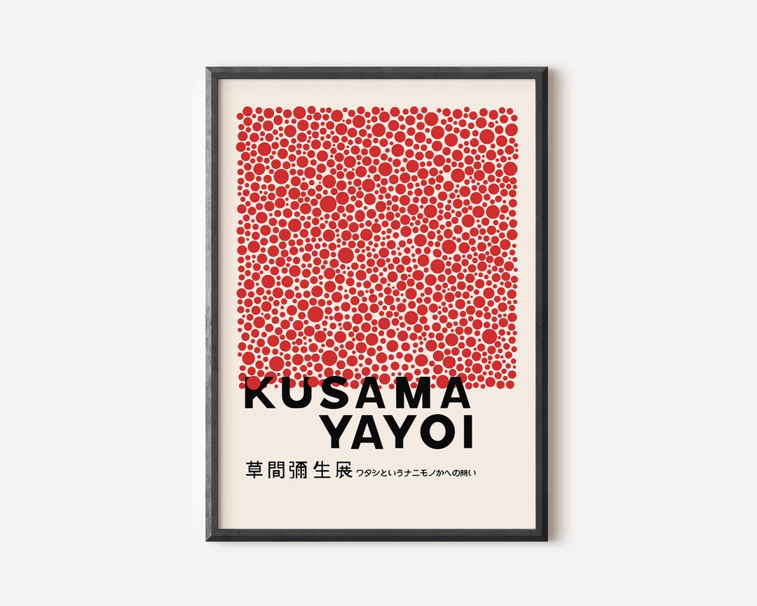 Yayoi Kusama Print, Yayoi Kusama Infinity Dots, Yayoi Kusama Poster ...