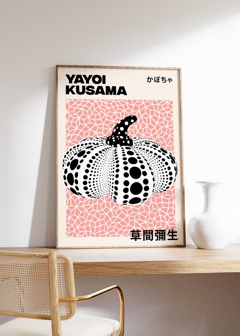 Yayoi Kusama Poster, Yayoi Kusama Print, Exhibition Poster, Infinity ...