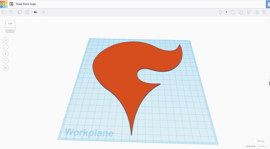 3D Printed Team Flare Logo - Etsy
