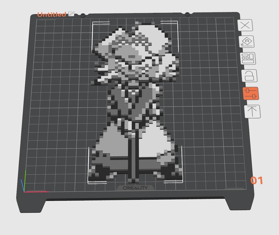 PTS15 3D Printed Pixel Trainer Sprite Agatha - Etsy