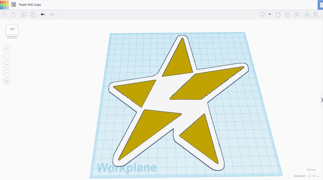 3D Printed Team Star Logo - Etsy Australia