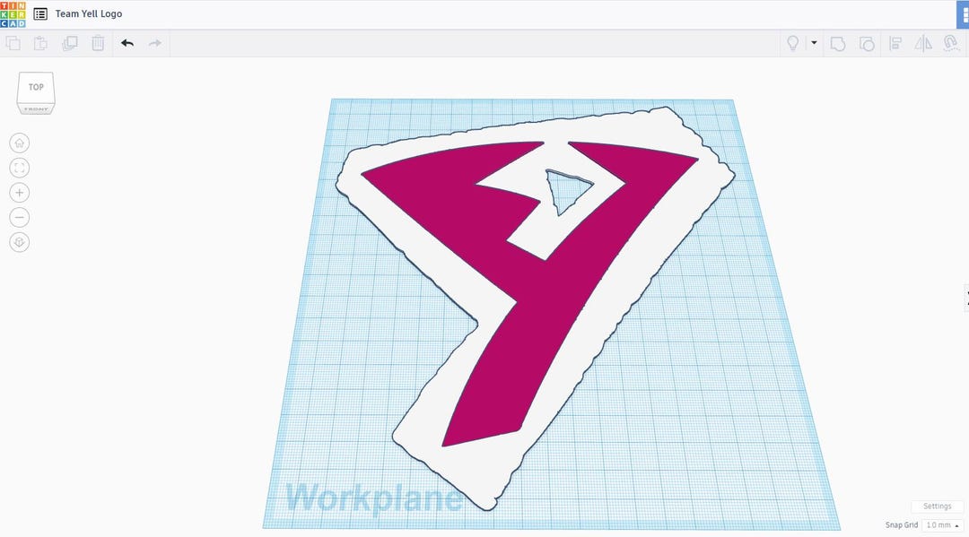 ETL11 3D Printed Team Yell Logo - Etsy