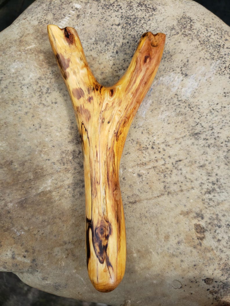 Spalted Maple Tube Shooter Natural Fork Slingshot / Catapult - Etsy