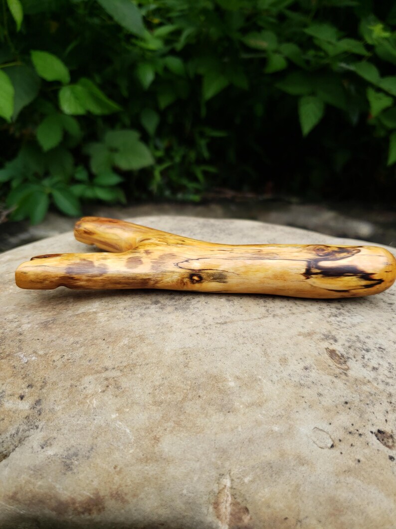 Spalted Maple Tube Shooter Natural Fork Slingshot / Catapult - Etsy