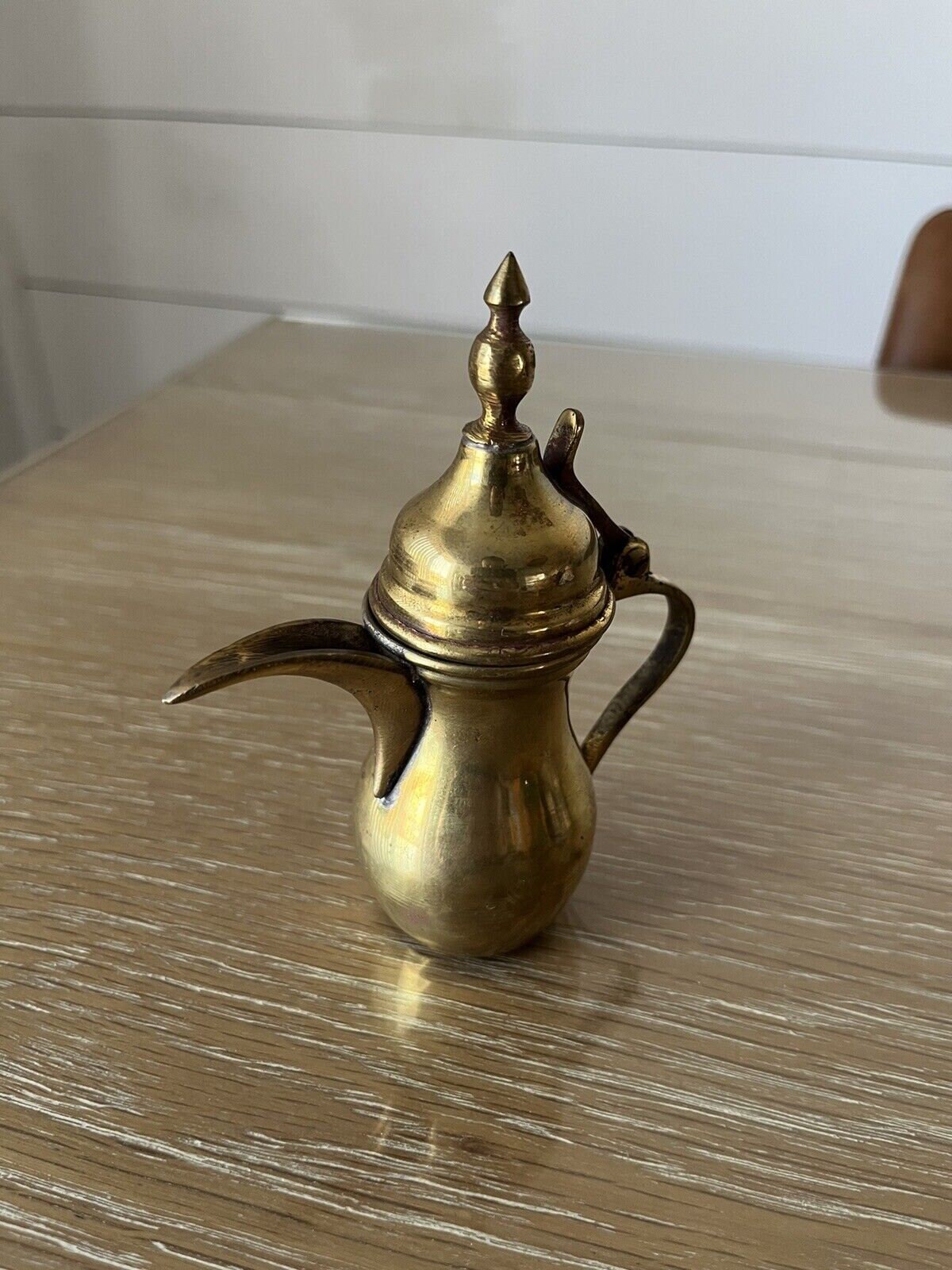 Small Vintage Brass Arabic Dallah / Middle Eastern Coffee Pot ...