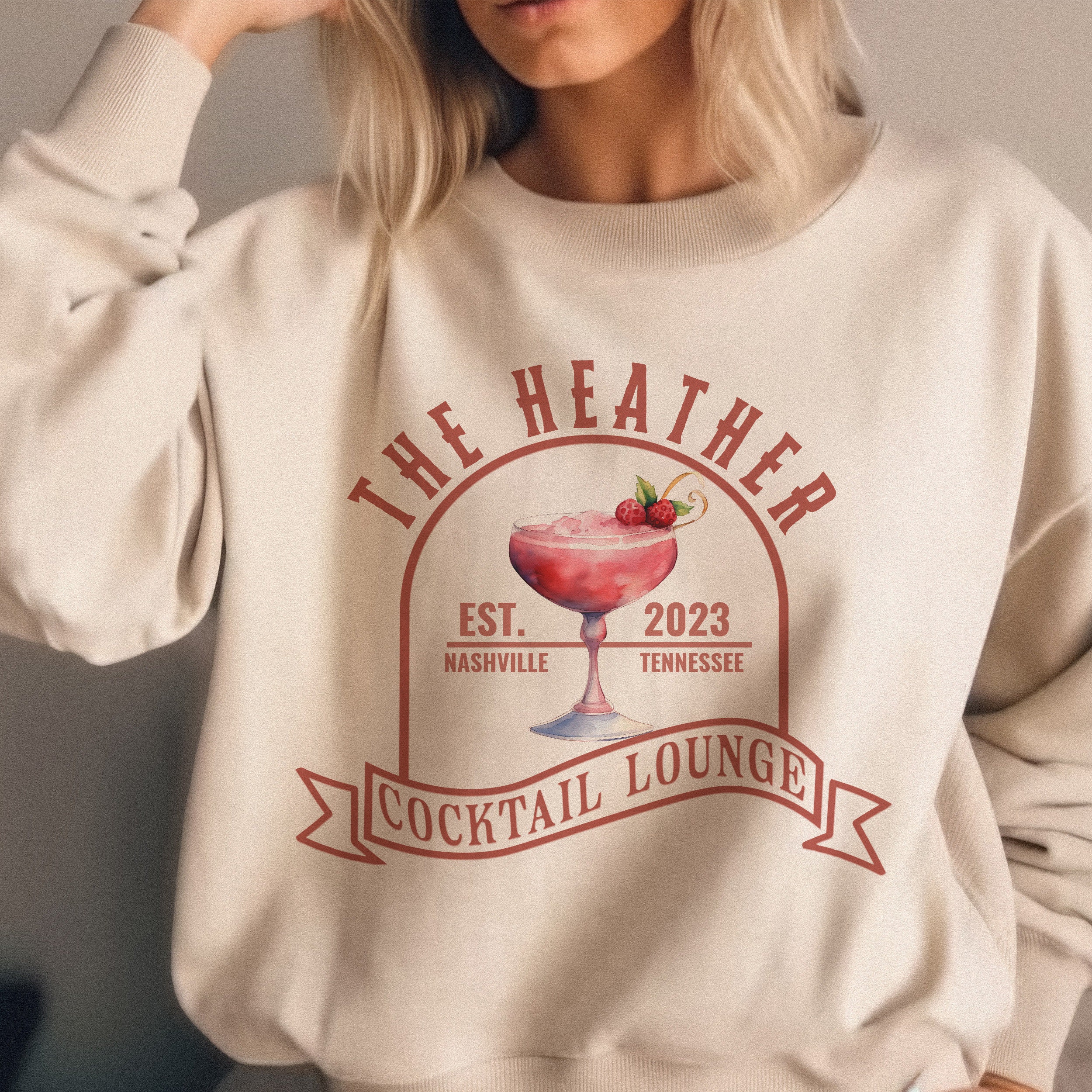 Custom Cocktail Bachelorette Party Sweatshirt Luxury Social Club ...
