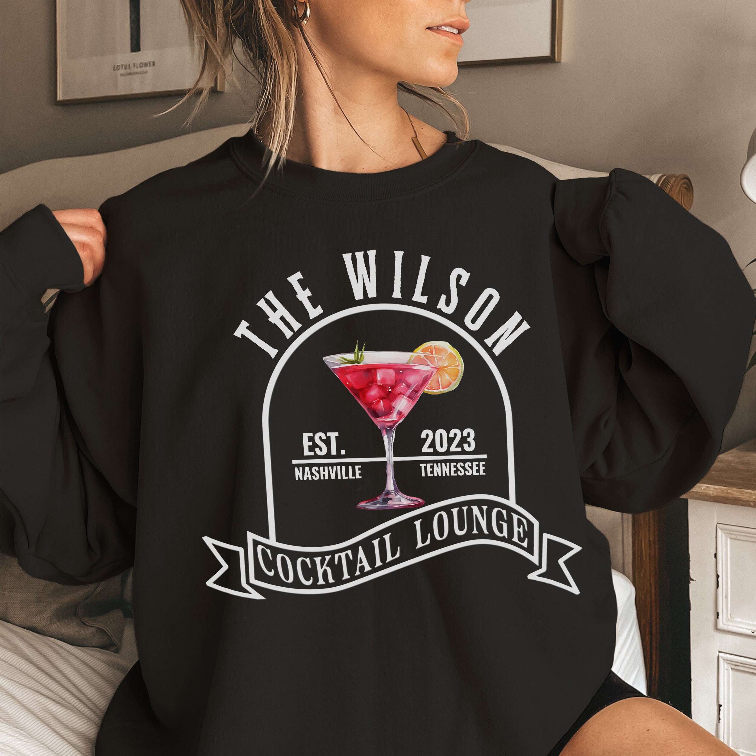 Custom Cocktail Bachelorette Party Sweatshirt Luxury Social Club ...