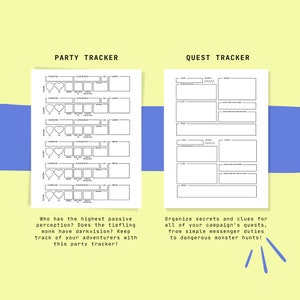 Dnd DM Printable Bundle: RPG Campaign Tools (digital Download) - Etsy