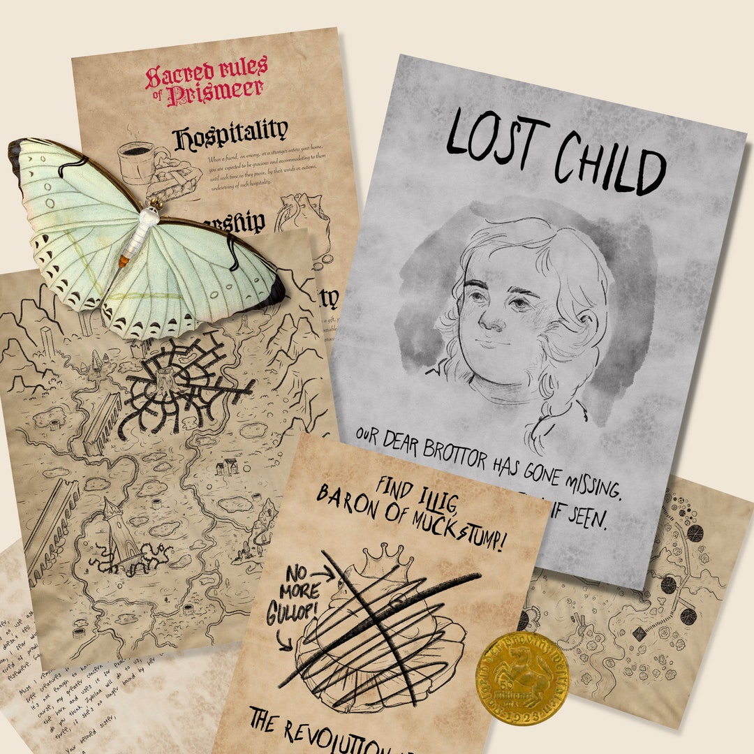 Wild Beyond the Witchlight D&D Bundle - Dungeons and Dragons Handout Bundle / RPG Game Printable ...