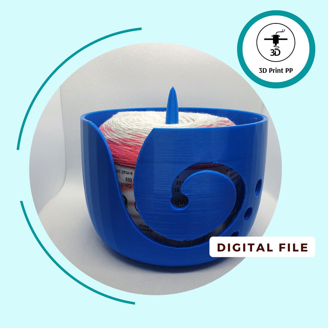 YARN BOWL With Handle , 3d Model, Digital File, STL - Etsy