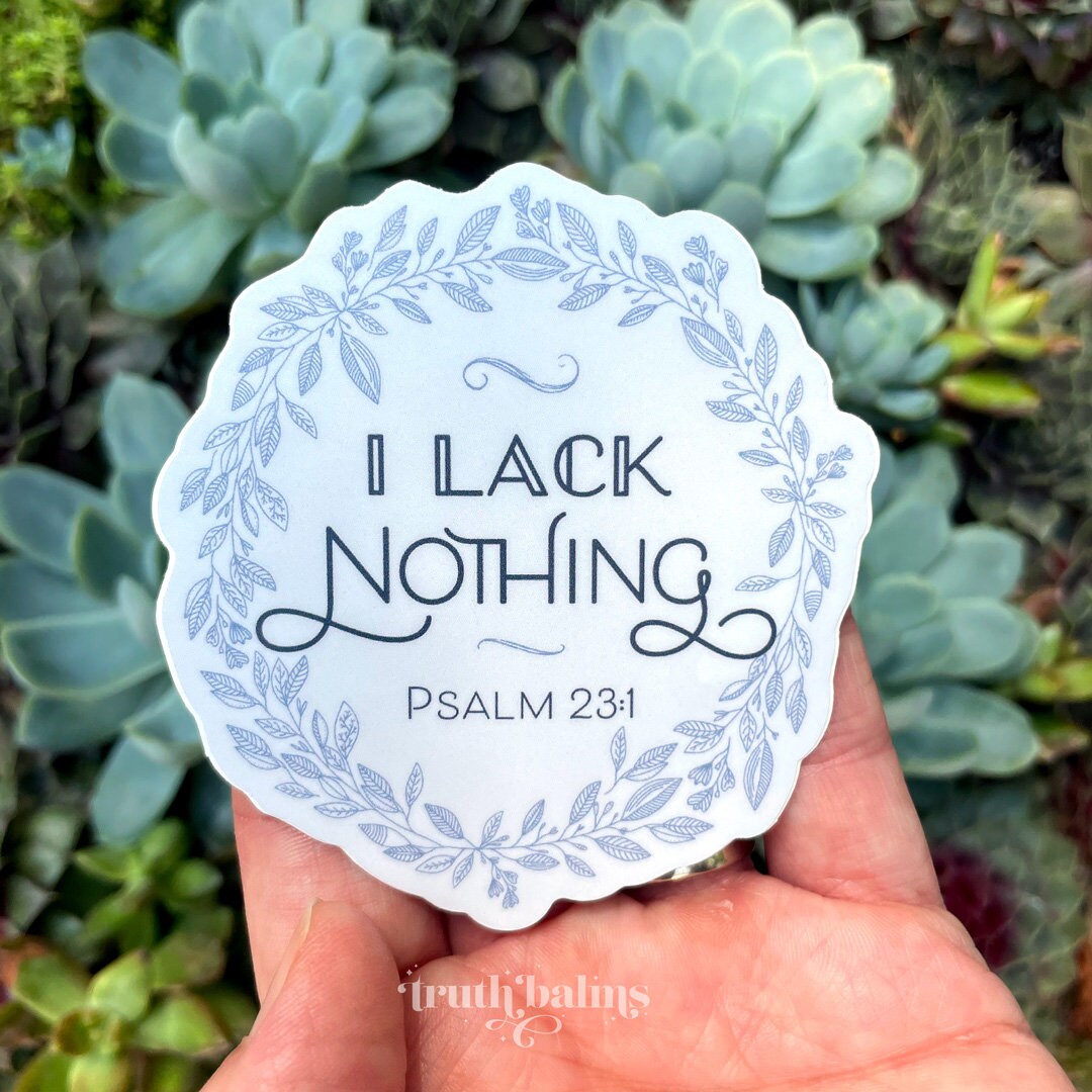 Christian Sticker/inspirational Sticker/bible Verse Sticker/biblical ...