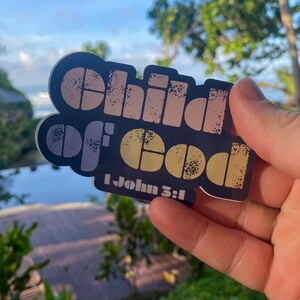 Child of God Inspirational Widow and Mirror Static Cling - Daily ...