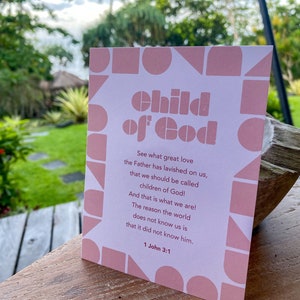 Child of God Inspirational Widow and Mirror Static Cling - Daily ...