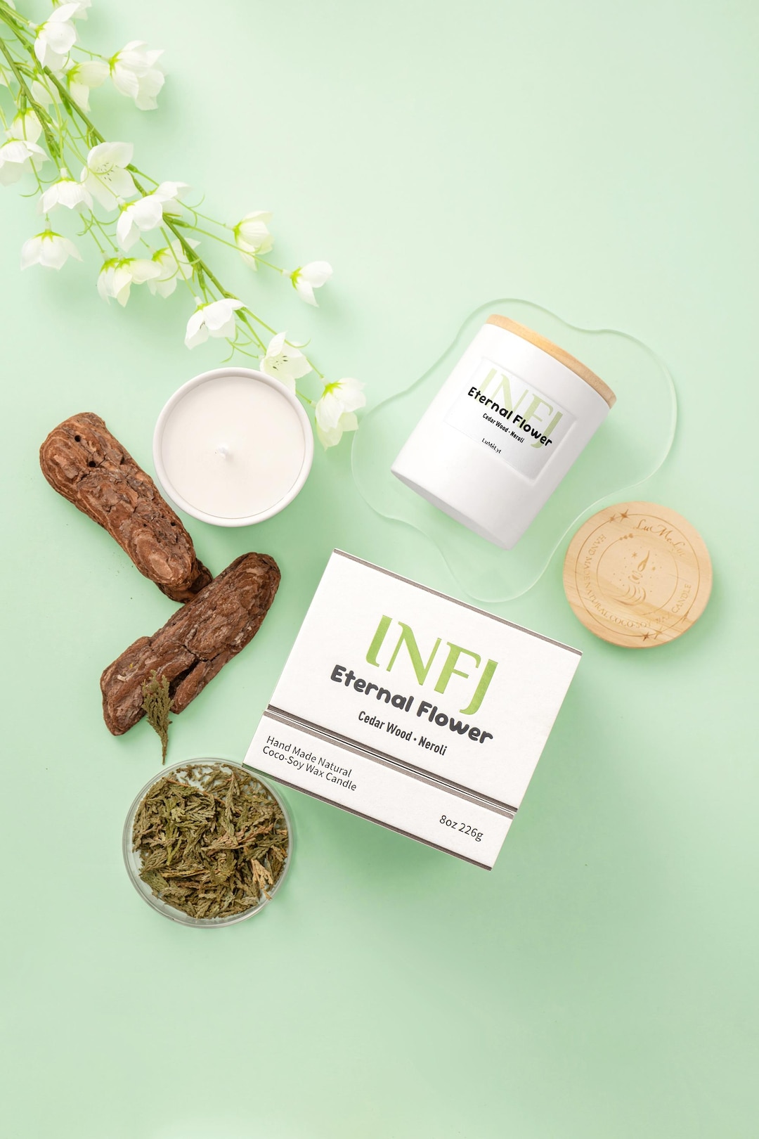 INFJ MBTI Candle Gift Box – Handcrafted Aromatherapy Scented Candle ...