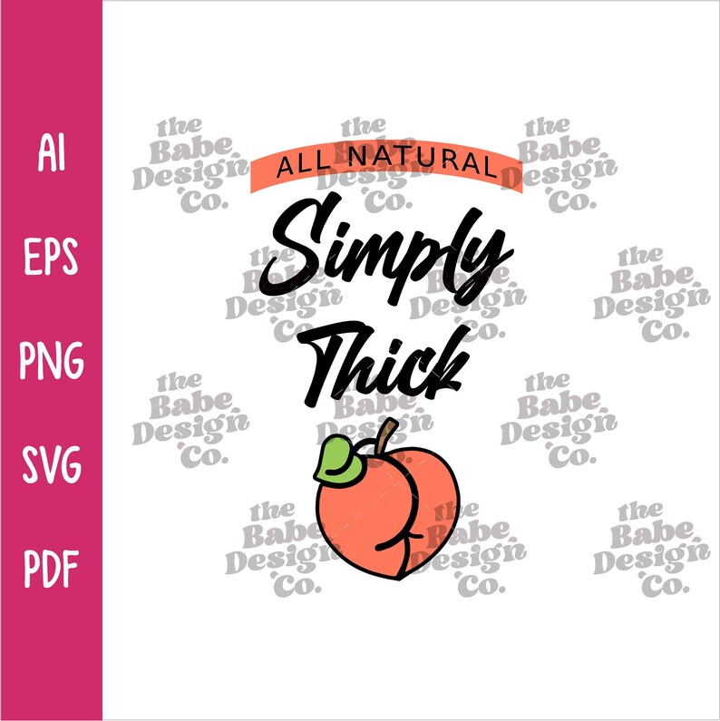 Simply Thick SVG Vector Clipart PDF - Etsy