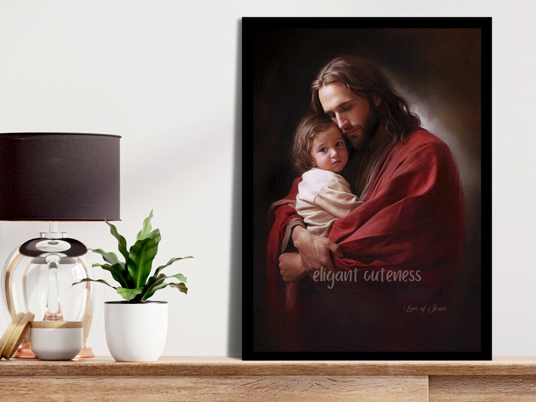 Jesus Art Granular Oil Painting Jesus Christ Artwork - Etsy