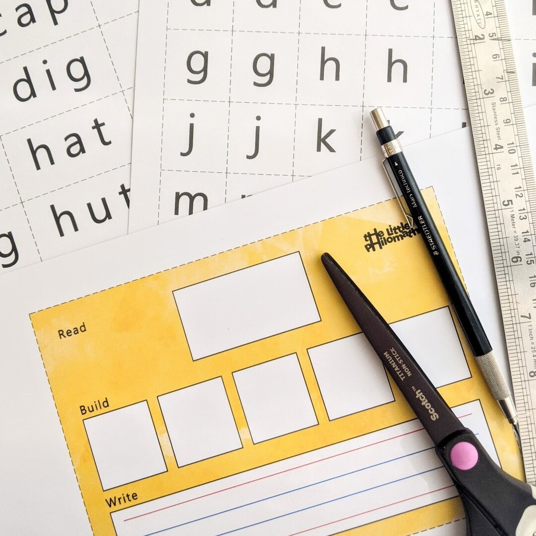 Word Builder Printable - Etsy