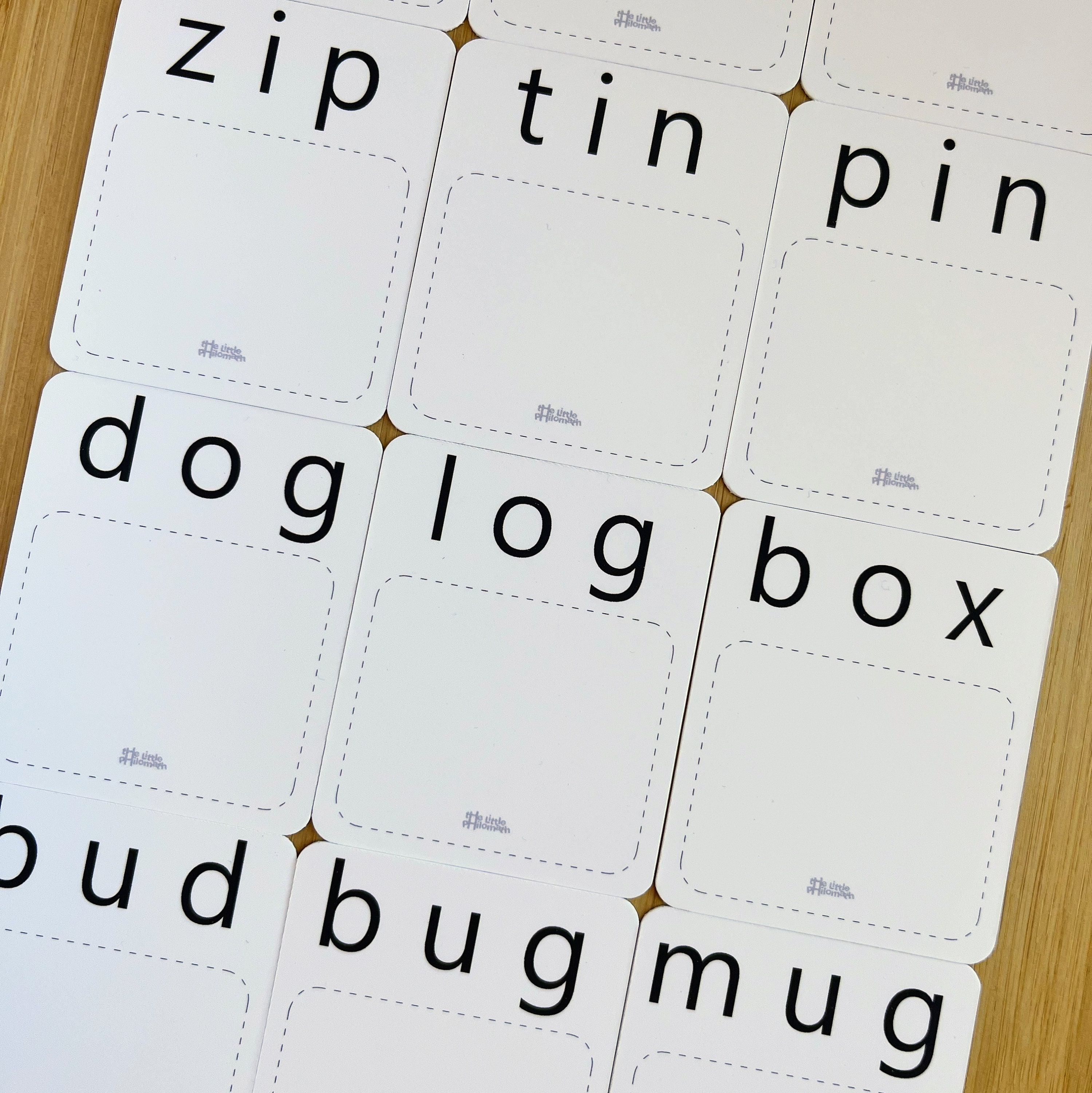 CVC Word Match Game - Montessori-inspired, Real Images, Kindergarten ...