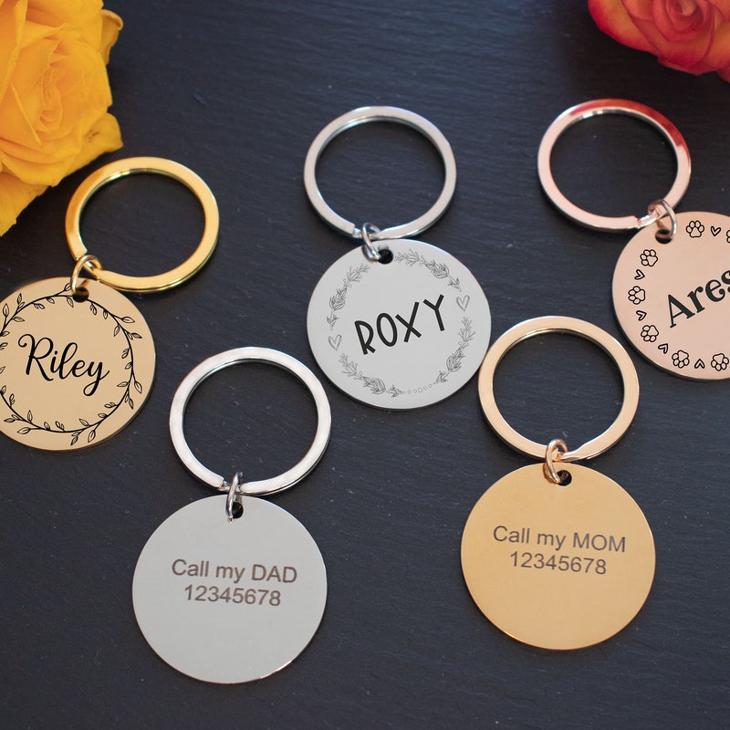 Dog Collar Tags - Etsy