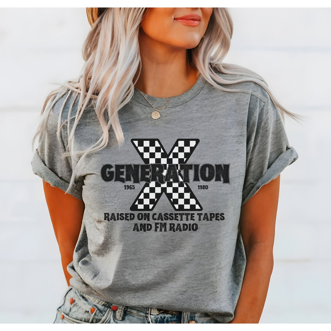 Generation X Gen X T Shirt Raised On - Etsy