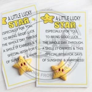 Lucky Star Pocket Hug: Inspirational Keepsake Gift - Etsy