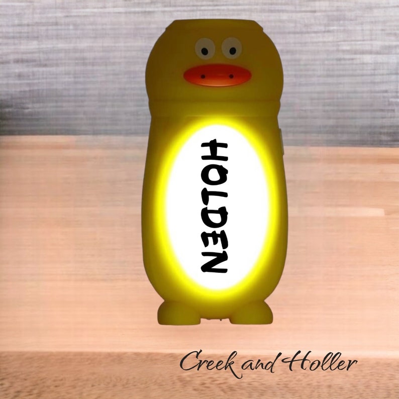Personalized Kids Animal Flashlight, LED COB Light, Childs Lantern ...